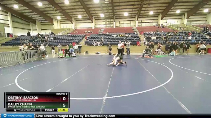132 lbs Round 5 - Bailey Chafin, Sweet Home High School Wrestli vs ...