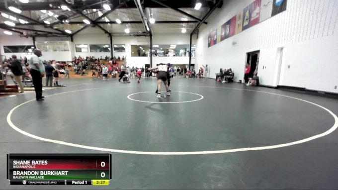 174 lbs Champ. Round 2 - Shane Bates, Indianapolis vs Brandon Burkhart ...