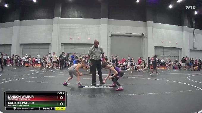 75 lbs 1st Place Match - Kalix Kilpatrick, Backyard Brawlers vs Landon ...