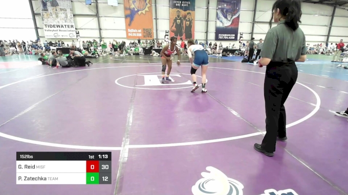 152 lbs Rr Rnd 1 - Gabby Reid, Misfits Girls Wrestling vs Piper ...