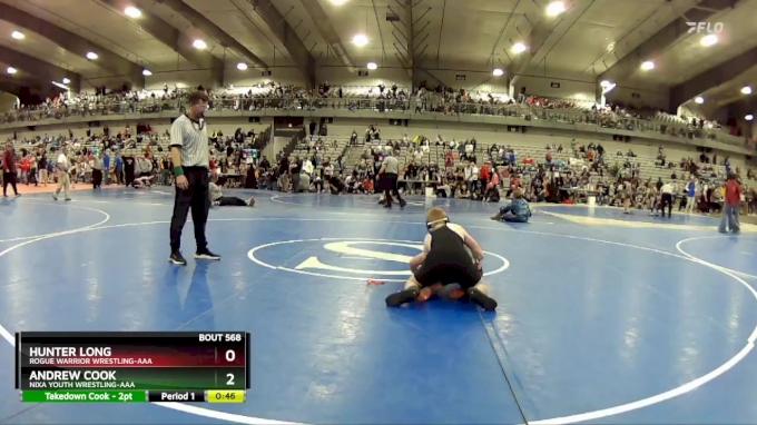 135 lbs Cons. Round 5 - Andrew Cook, Nixa Youth Wrestling-AAA vs Hunter ...