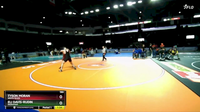 190 lbs Champ. Round 3 - Eli Davis-Rudin, Ingraham vs Tyson Moran ...