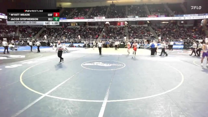 II-160 lbs Semifinal - Jacob Stephenson, Wilson vs Wyatt Meade, Unatego ...