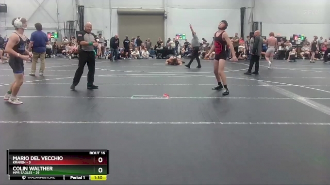 126 lbs Round 4 (8 Team) - Mario Del Vecchio, Kraken vs Colin Walther ...
