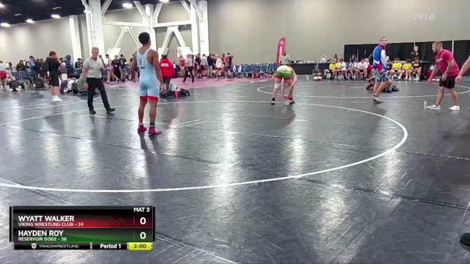 215 lbs Finals (8 Team) - Hayden Roy, Reservoir Dogs vs Wyatt Walker ...