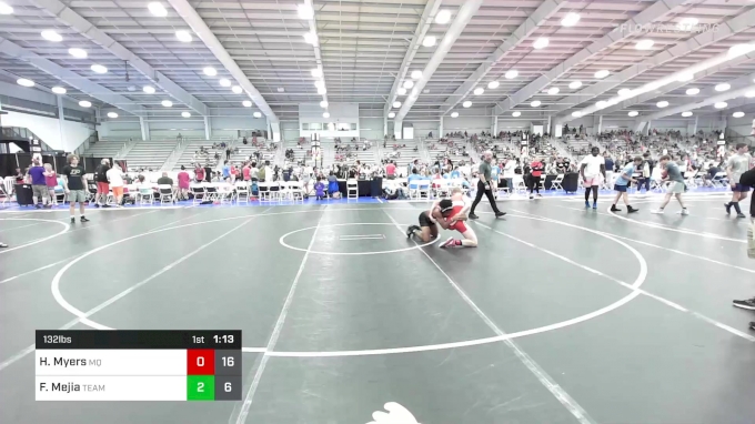 132 lbs Rr Rnd 1 - Hayden Myers, Mayo Quanchi vs Fernando Mejia, Team ...
