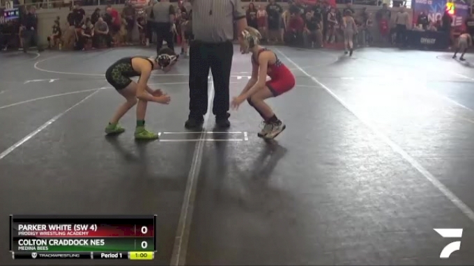 76 lbs Cons. Round 1 - Colton Craddock Ne5, Medina Bees vs Parker White ...