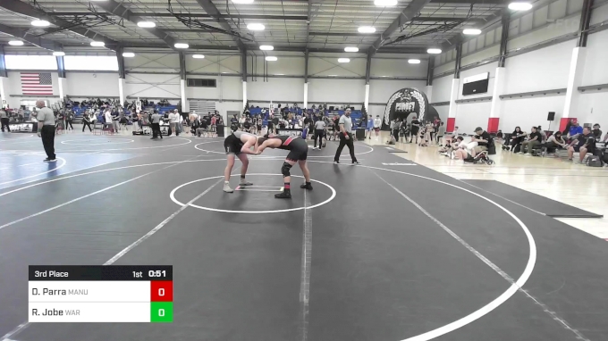 190 lbs 3rd Place - Dante Parra, Manu WC vs Ridge Jobe, WAR Wrestling Club