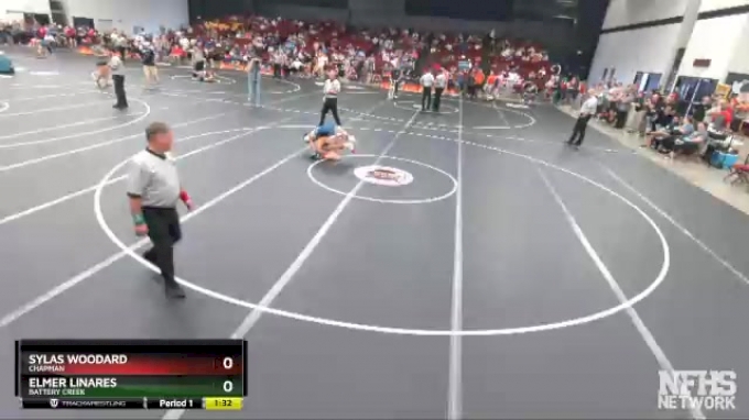 3A 120 lbs Quarterfinal - Sylas Woodard, Chapman vs Elmer Linares ...