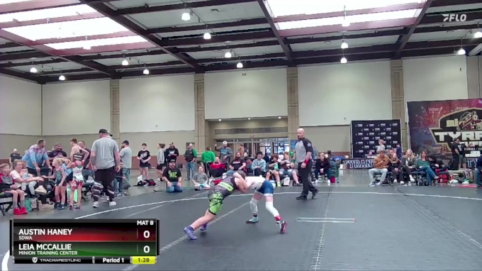 75-80 lbs Round 2 - Austin Haney, SDWA vs Leia McCallie, Minion ...