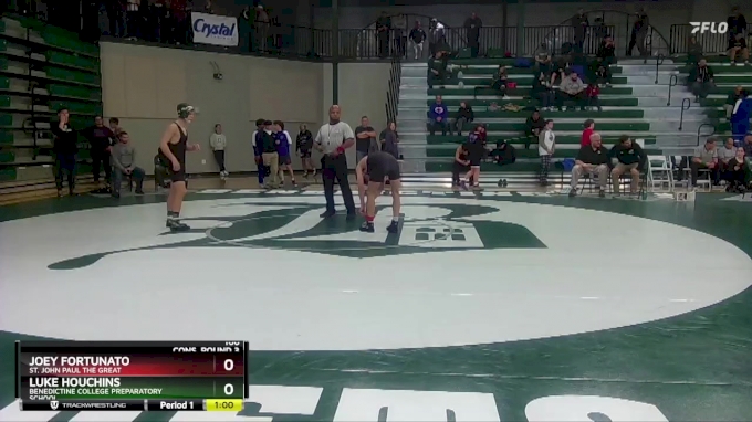 106 lbs Cons. Round 3 - Joey Fortunato, St. John Paul The Great vs Luke ...