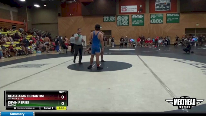 197 lbs Cons. Round 3 - Devin Peries, East LA vs Khashayar DeMartini ...