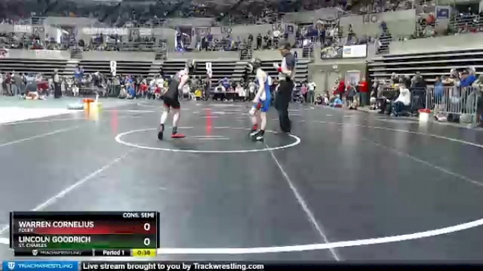 72 lbs Cons. Semi - Lincoln Goodrich, St. Charles vs Warren Cornelius ...