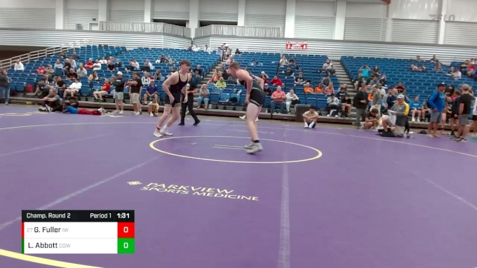 168 lbs Champ. Round 2 - Garrett Fuller, Intense Wrestling vs Levi ...