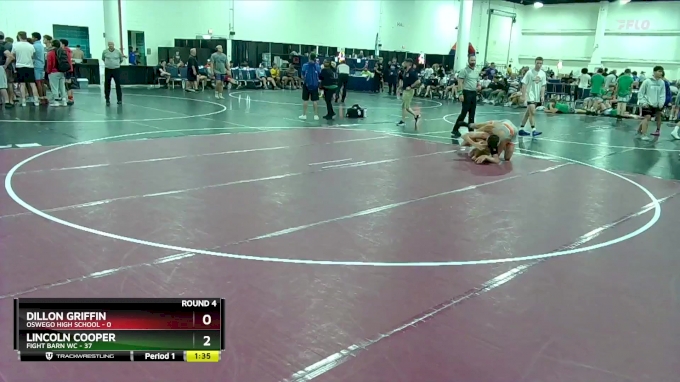 150 lbs Round 4 (10 Team) - Lincoln Cooper, Fight Barn WC vs Dillon ...
