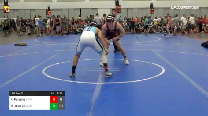165 lbs Rr Rnd 2 - Kiernan Falzone, Shore Thing Sand vs Matt Brosko ...
