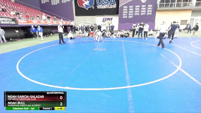 144 lbs Quarterfinal - Noah Bull, Sanderson Wrestling Academy vs Noah ...