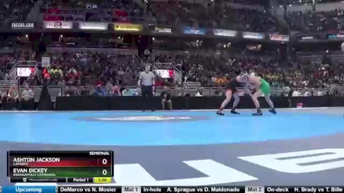 113 lbs Semifinal - Ashton Jackson, LaPorte vs Evan Dickey ...
