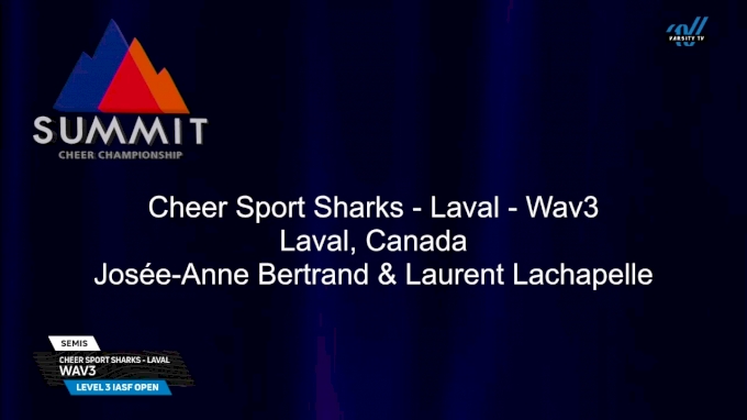 Cheer Sport Sharks - Laval - Wav3 [2025 L3 IASF Open Semis] 2025 The Summit
