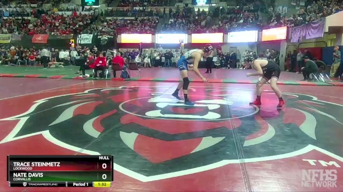 A - 145 lbs Champ. Round 1 - Nate Davis, Corvallis vs Trace Steinmetz ...