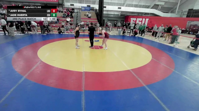 160 lbs 3rd Place Match - Jade Huerta, East Stroudsburg University vs ...