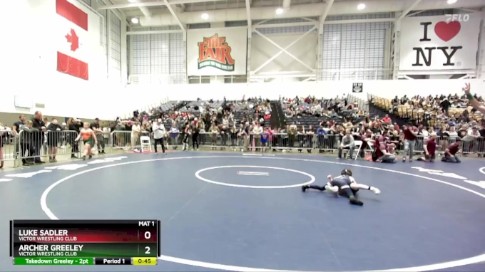 59 lbs Cons. Round 2 - Luke Sadler, Victor Wrestling Club vs Archer ...