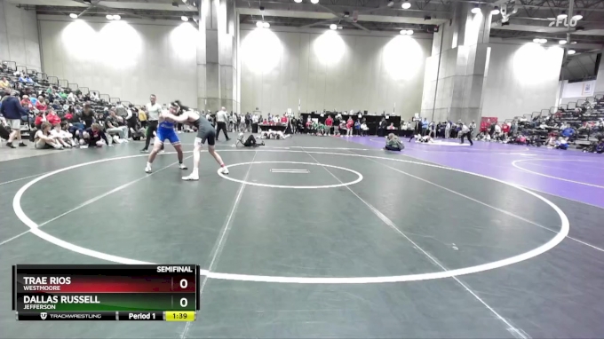 150 lbs Semifinal - Dallas Russell, Jefferson vs Trae Rios, Westmoore