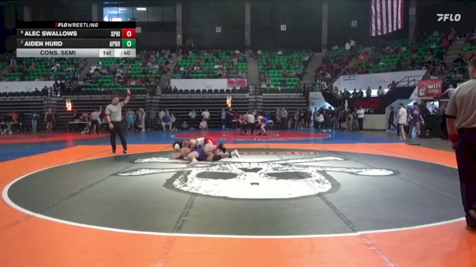 5A 175 lbs Cons. Semi - Alec Swallows, Springville vs Aiden Hurd, A P ...