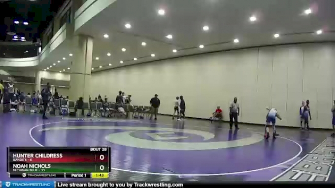 152 lbs Round 6 (10 Team) - Noah Nichols, Michigan Blue vs Hunter ...