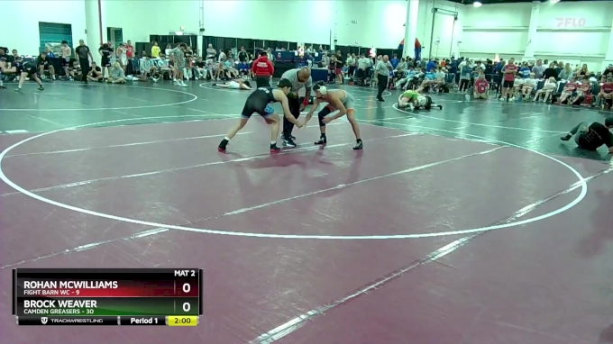 157 lbs Semis & 1st Wrestleback (8 Team) - Rohan Mcwilliams, Fight Barn ...