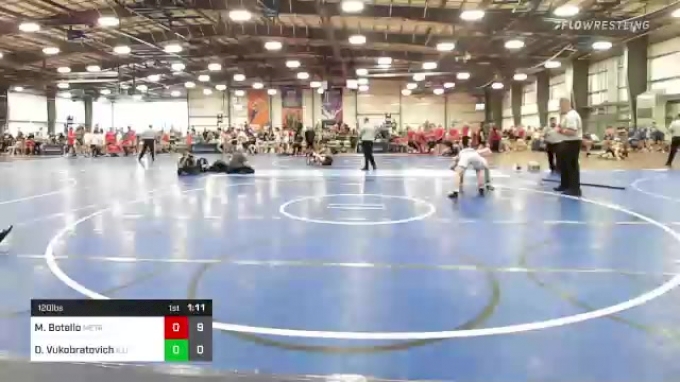 120 lbs Rr Rnd 1 - Matthew Botello, MetroWest United Black vs David ...
