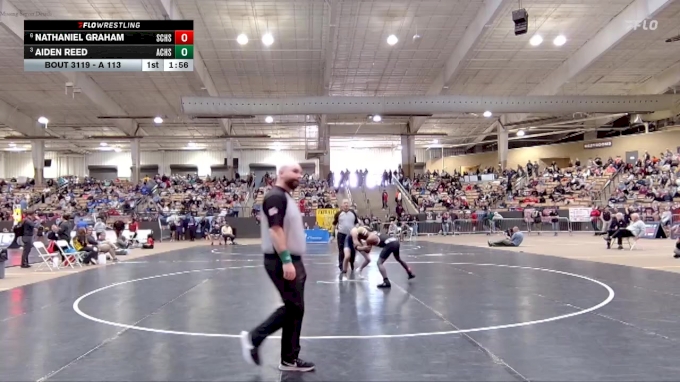 A 113 lbs Quarterfinal - Aiden Reed, Anderson Co. High School vs ...