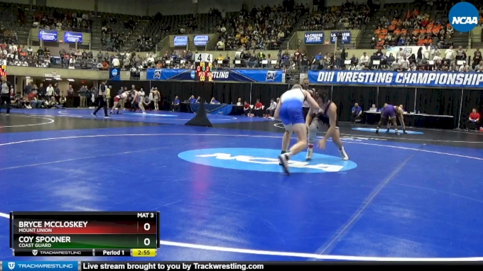 197 lbs Prelim Round 1 - Bryce McCloskey, Mount Union vs Coy Spooner ...