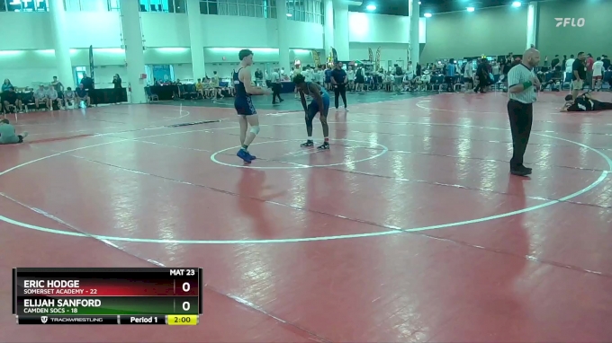 157 lbs Round 3 (10 Team) - Elijah Sanford, Camden Socs vs Eric Hodge ...