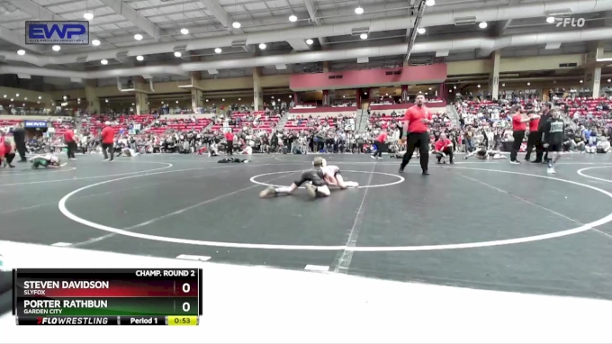 58 lbs Champ. Round 2 - Steven Davidson, Slyfox vs Porter Rathbun ...