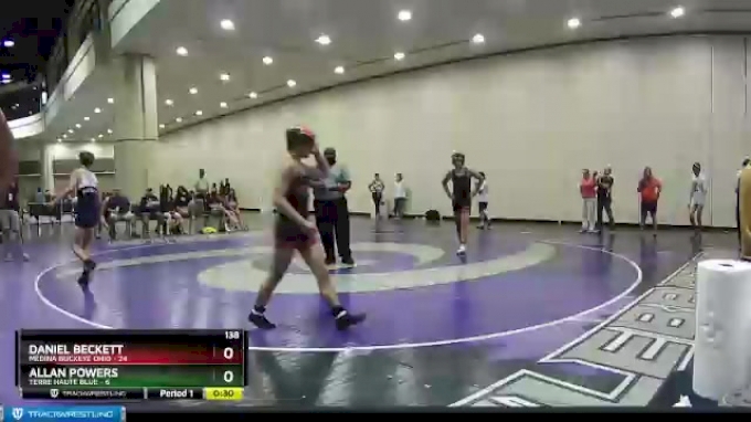 138 lbs Round 3 (10 Team) - Jesse Badiu, Medina Buckeye Ohio vs Colby ...