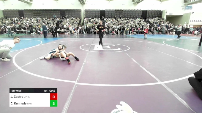 68-M lbs Round Of 32 - Jacob Castro, UpperTownship vs Cooper Kennedy ...