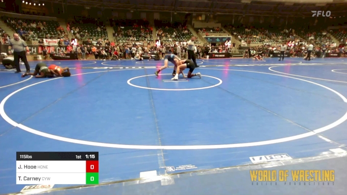 115 lbs Round Of 64 - Jack Hooe, Honey Badgers Wrestling Club vs Tohmi ...