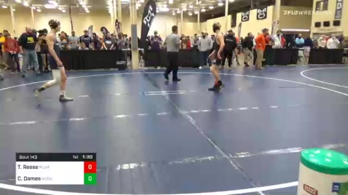 117 lbs Quarterfinal - Trent Reese, Plum vs Cameron Dames, McGuffey