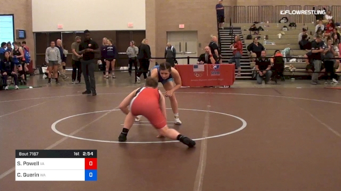 57 kg Consolation - Sierra Powell, Team Virginia vs Cameron Guerin ...