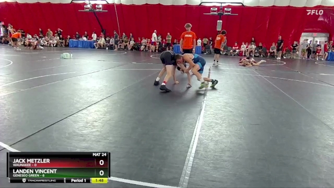 113 lbs Round 3 (6 Team) - Jack Metzler, Waunakee vs Landen Vincent ...