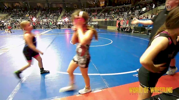 100 lbs Quarterfinal - PJ Kerr, Tuttle Wrestling vs Melissa Gallo ...