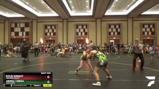 128 lbs Quarterfinal - Kylie Wright, Orchard South vs Sierra Chiesa ...