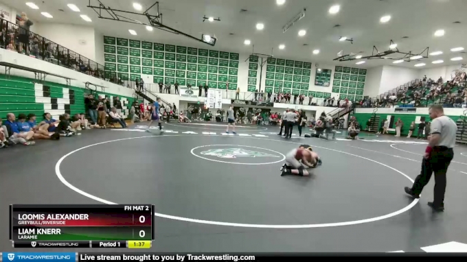 120 lbs Champ. Round 1 - Loomis Alexander, Greybull/Riverside vs Liam ...