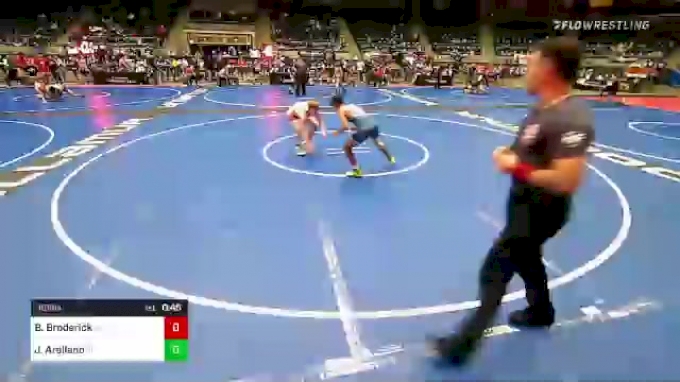 101 Lbs Consi Of 16 1 Braden Broderick Wrecking Crew Michigan Vs Jonah Arellano 3f Wrestling