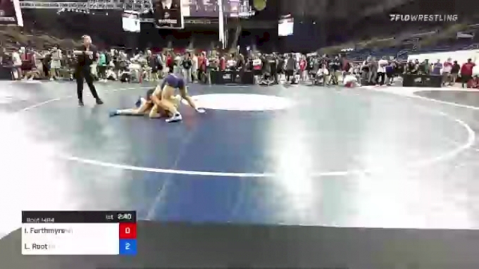 145 lbs Consi Of 32 #2 - Irish Furthmyre, Montana vs Laird Root, California