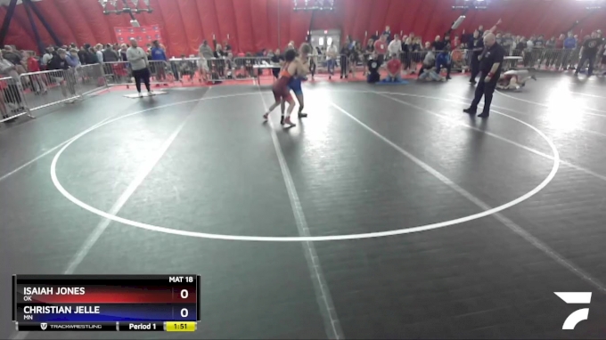 126 lbs Semifinal - Isaiah Jones, OK vs Christian Jelle, MN