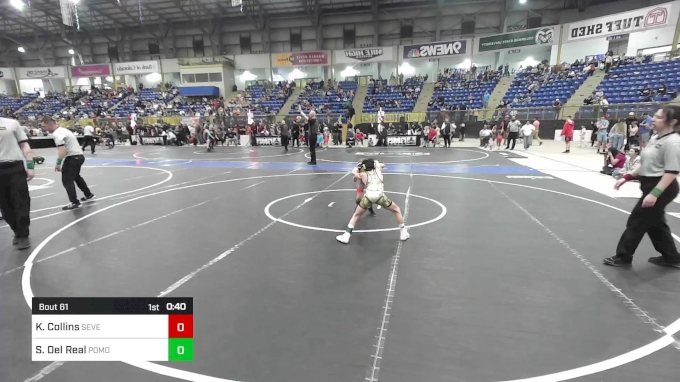 61 lbs Final - Killian Collins, Severance WC vs Sier Del Real, Pomona Elite