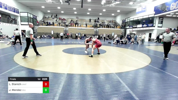 141 lbs Final - Luke Stanich, Unattached- Lehigh vs Jesse Mendez, Ohio ...
