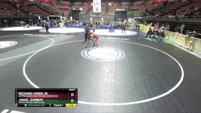 165 lbs Champ. Round 2 - Angel Garibay, Rough House Wrestling vs ...